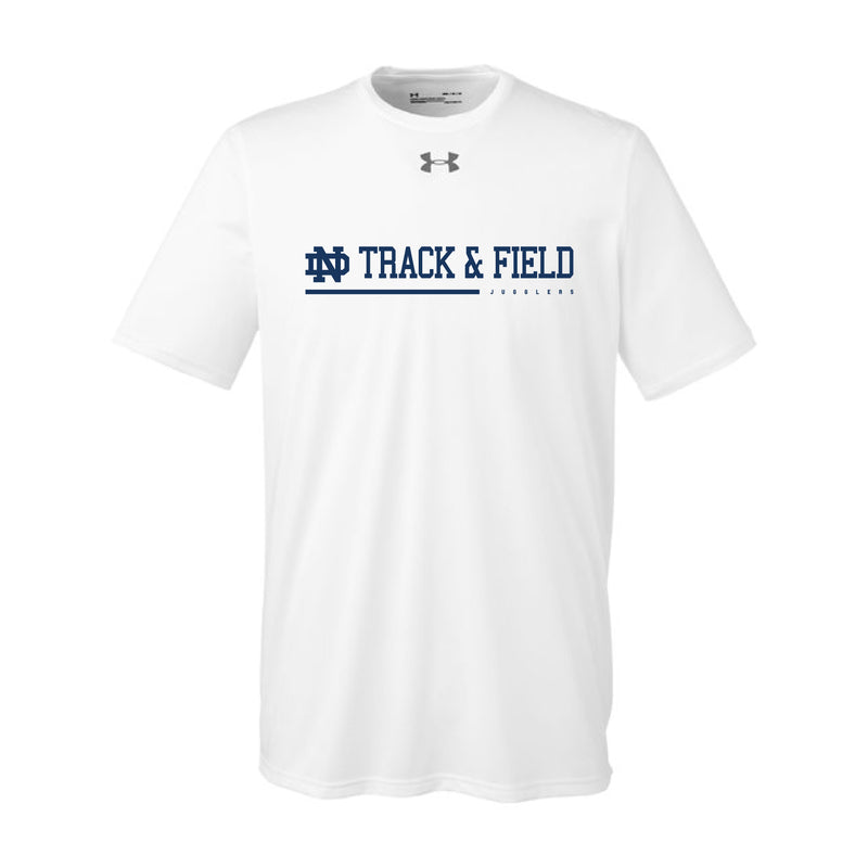 track and field tee shirt logo